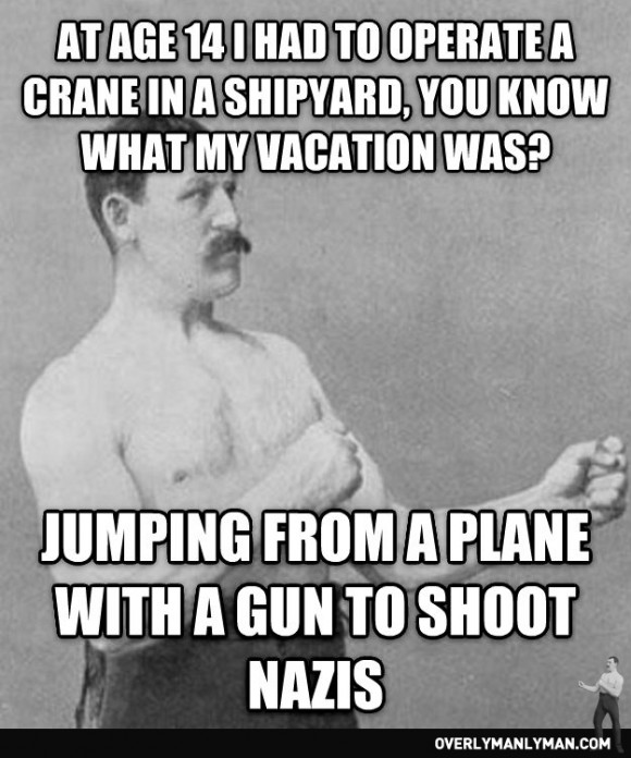 The 25 best overly manly man memes • Linkiest